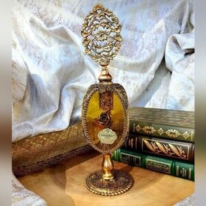 Guildcrest | Accents | Vintage Guildcrest 24kt Goldplated Ormolu Amber ...